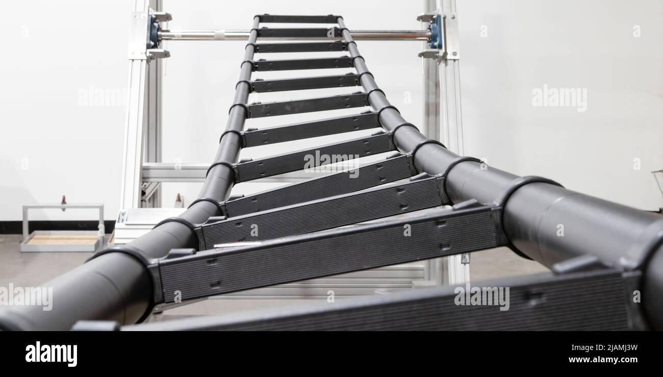 Deformed ladder at test centre. 80% of telescopic ladders imported to ...