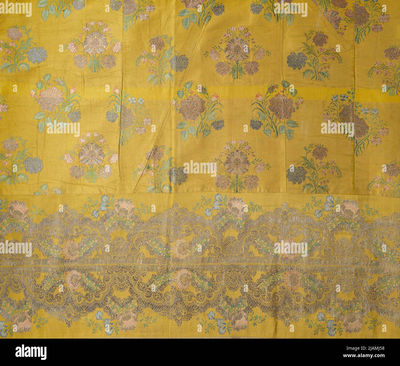 Wall hanging made of silk fabric unknown Stock Photo - Alamy