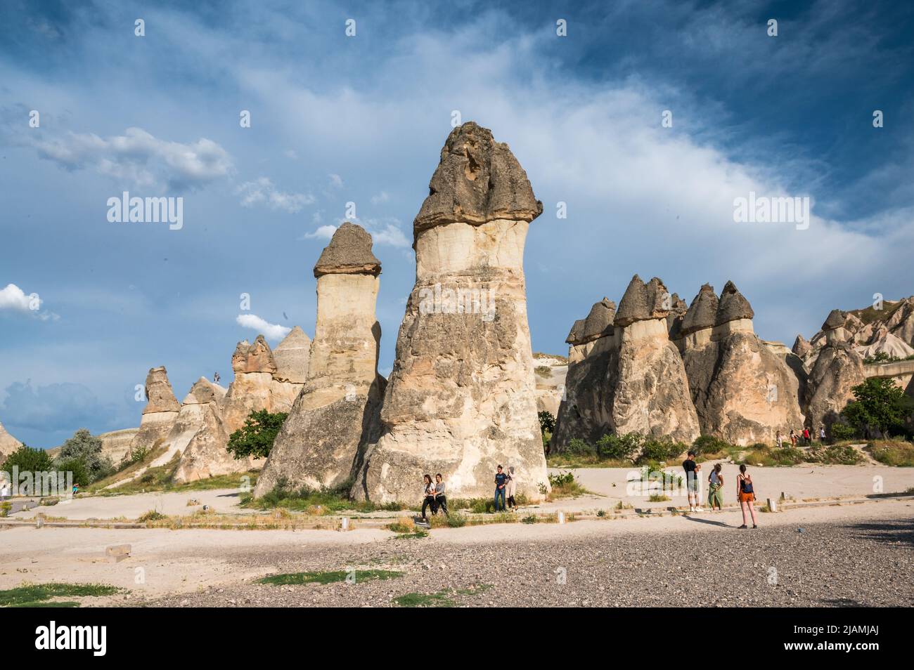fairy chimneys in Pasabag in Cappadocia Stock Photo - Alamy