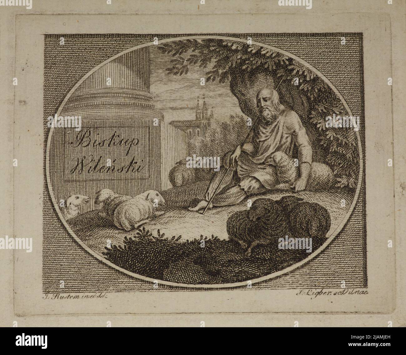 Formal Ticket of the Bishop of Vilnius, Presumably John of Nepomuk ...