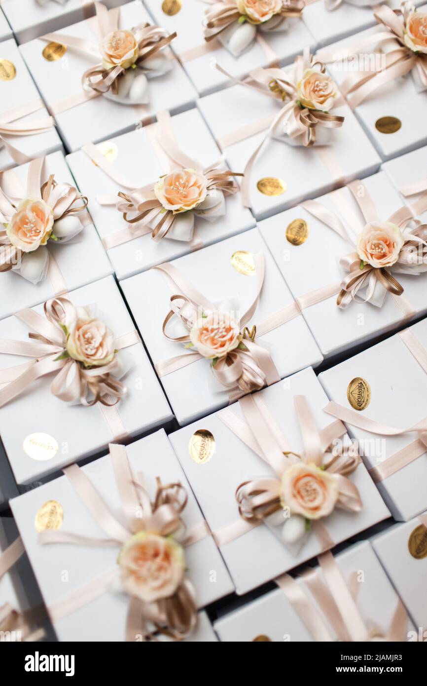 Beautiful composition present boxes hi-res stock photography and images ...