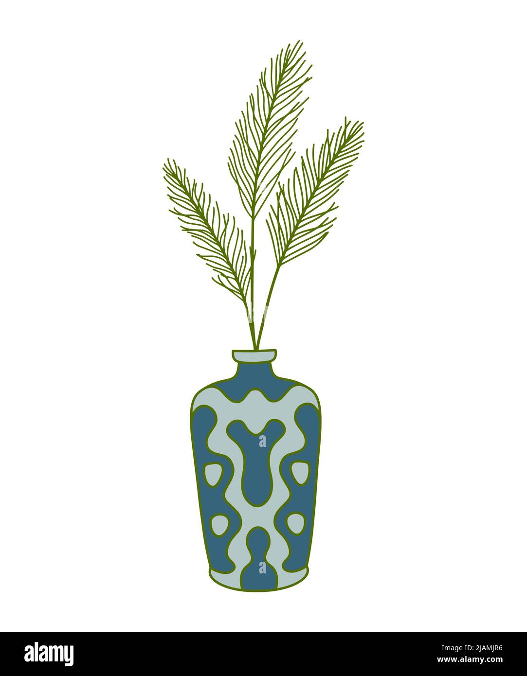 Flowerpot vector hand drawn line art. Houseplants. Flowers in pots ...