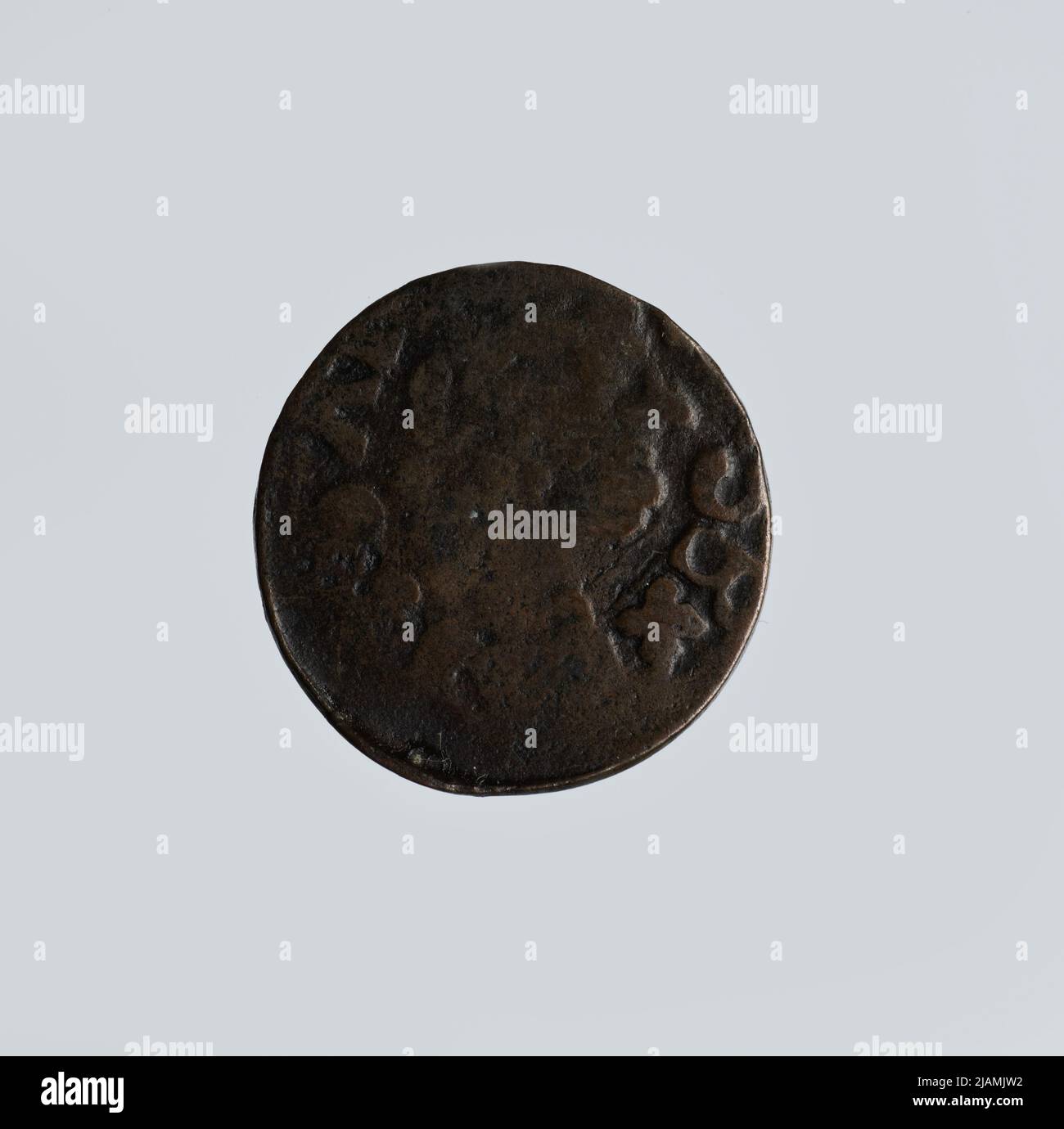False coin, IIthuanian shilIIng, John II Casimir (1649 1668 Stock Photo ...