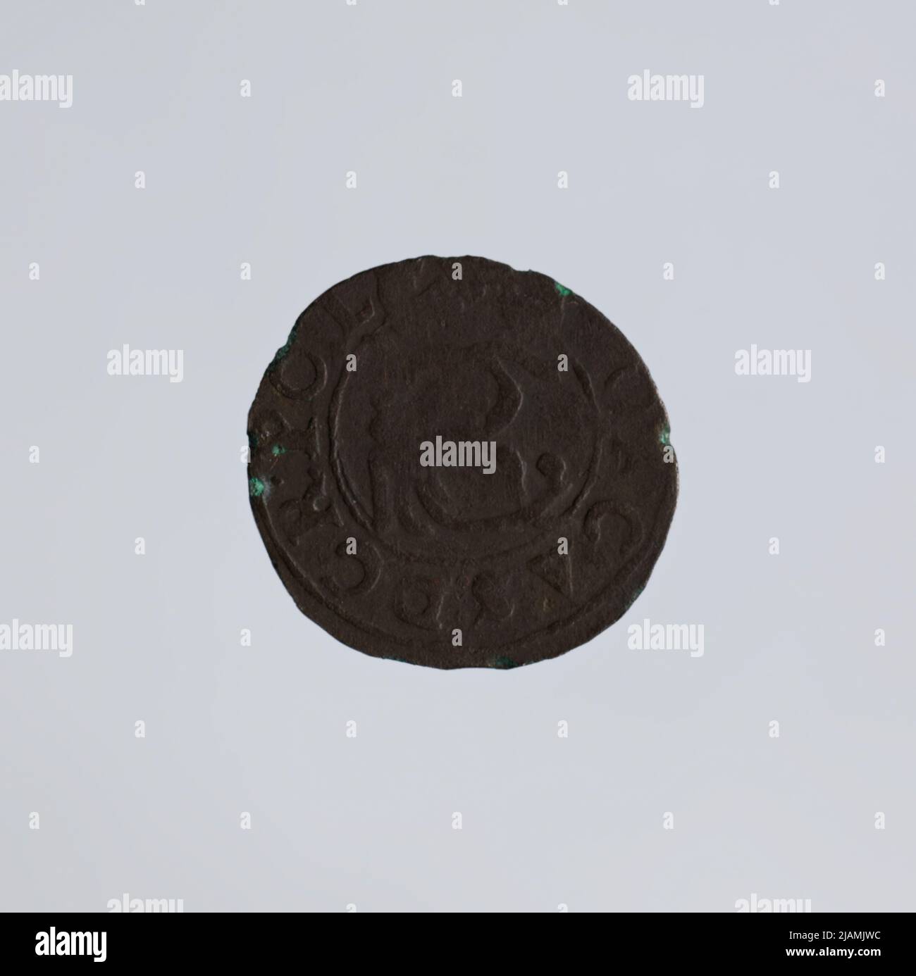 False coin, IIthuanian shilIIng, John II Casimir (1649 1668 Stock Photo ...