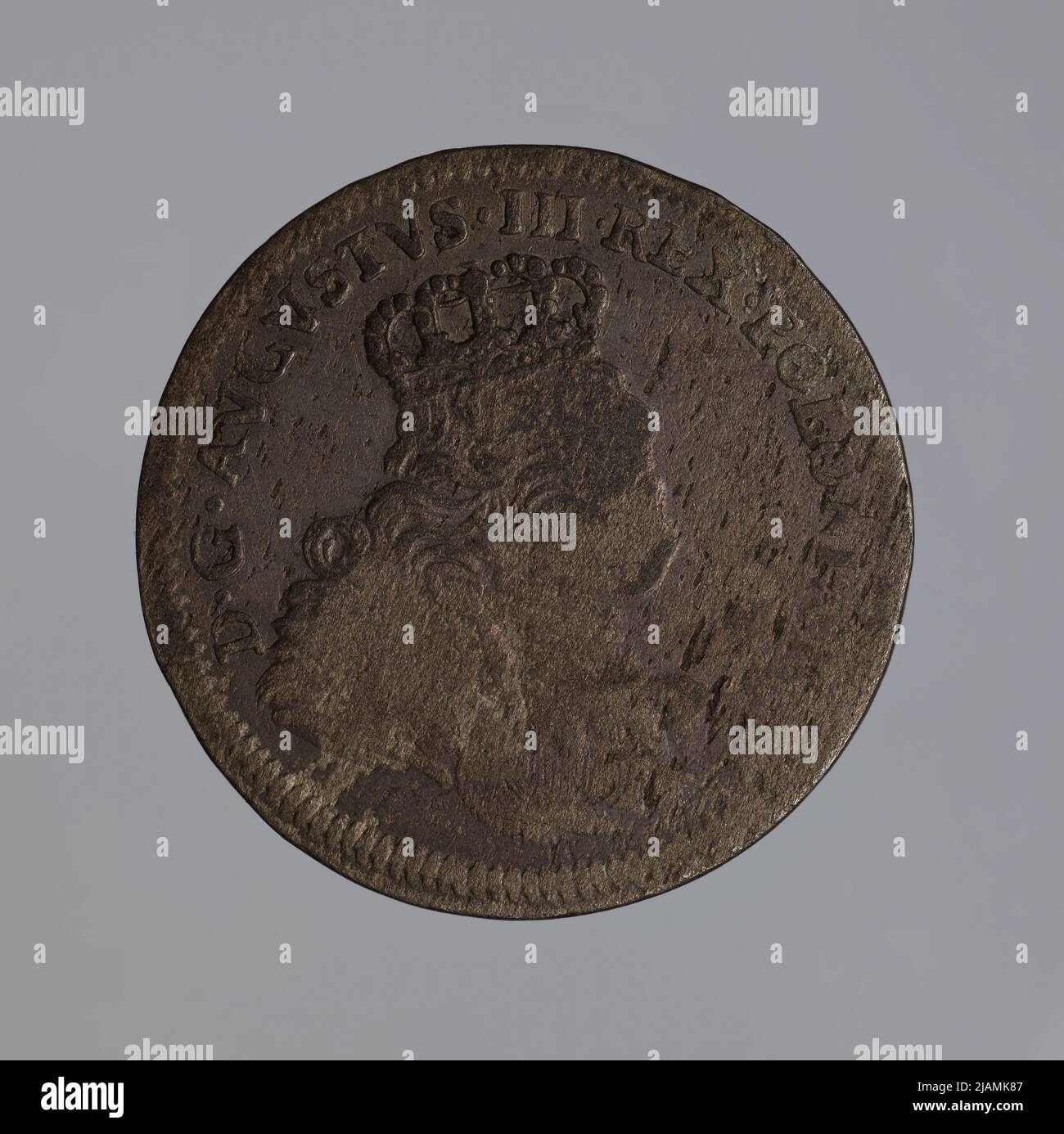 False Coin, Crown Six Groschen, 1754, Augustus III SAS (1733 1763 Stock ...