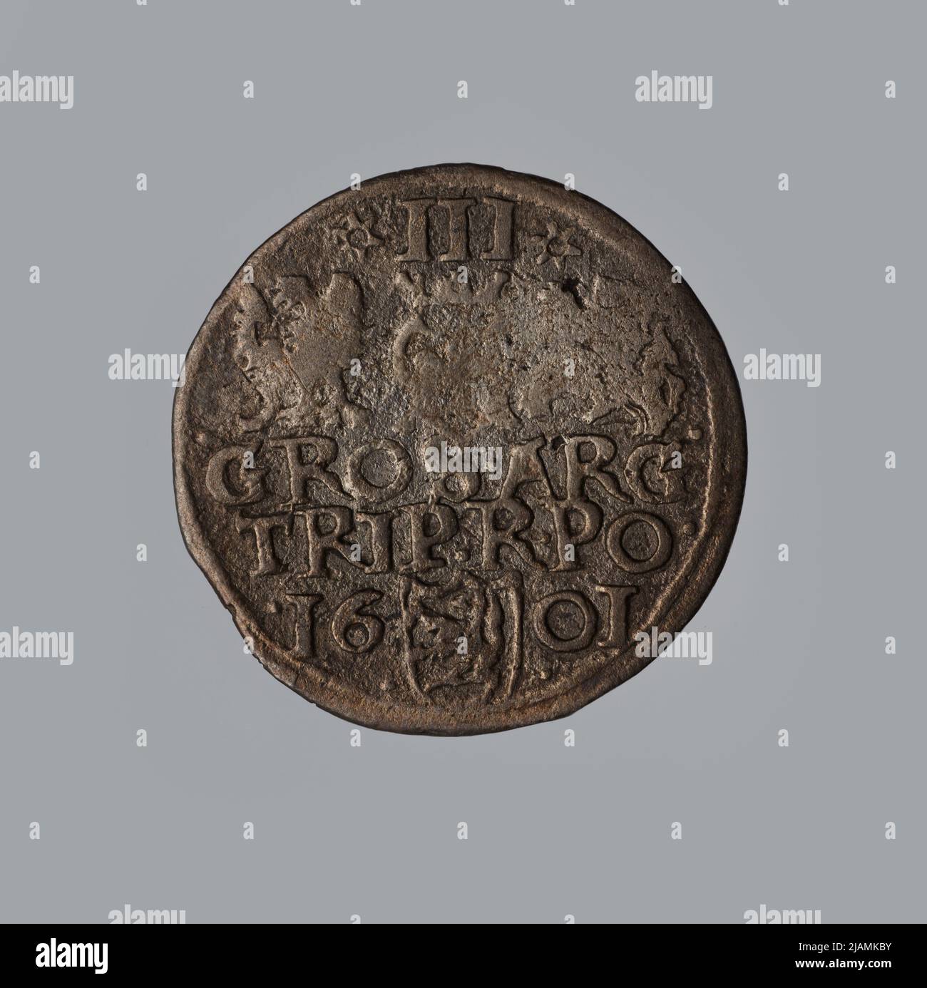 False Coin, Crown Three Groschen, 1601, Sigismund III Vasa (1587 1632 ...