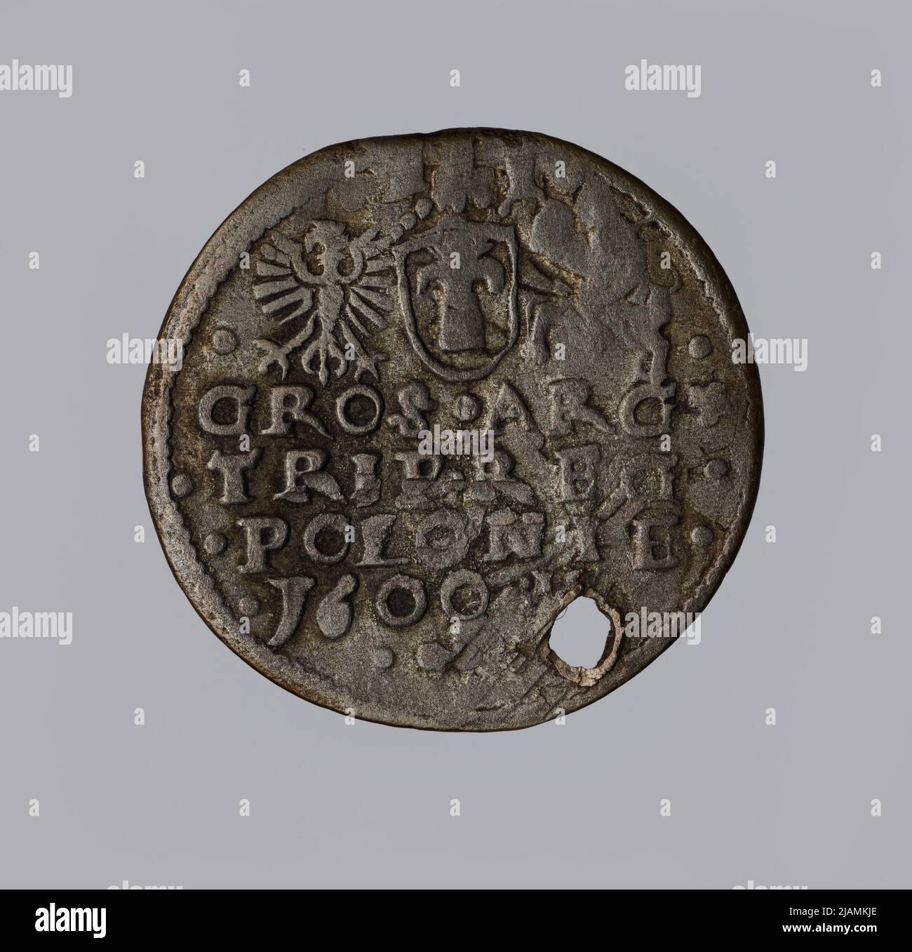 False Coin, Crown Three Groschen, 1600, Sigismund III Vasa (1587 1632 ...