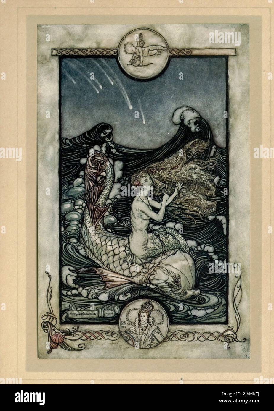 Mermaid with magical powers hi-res stock photography and images - Alamy