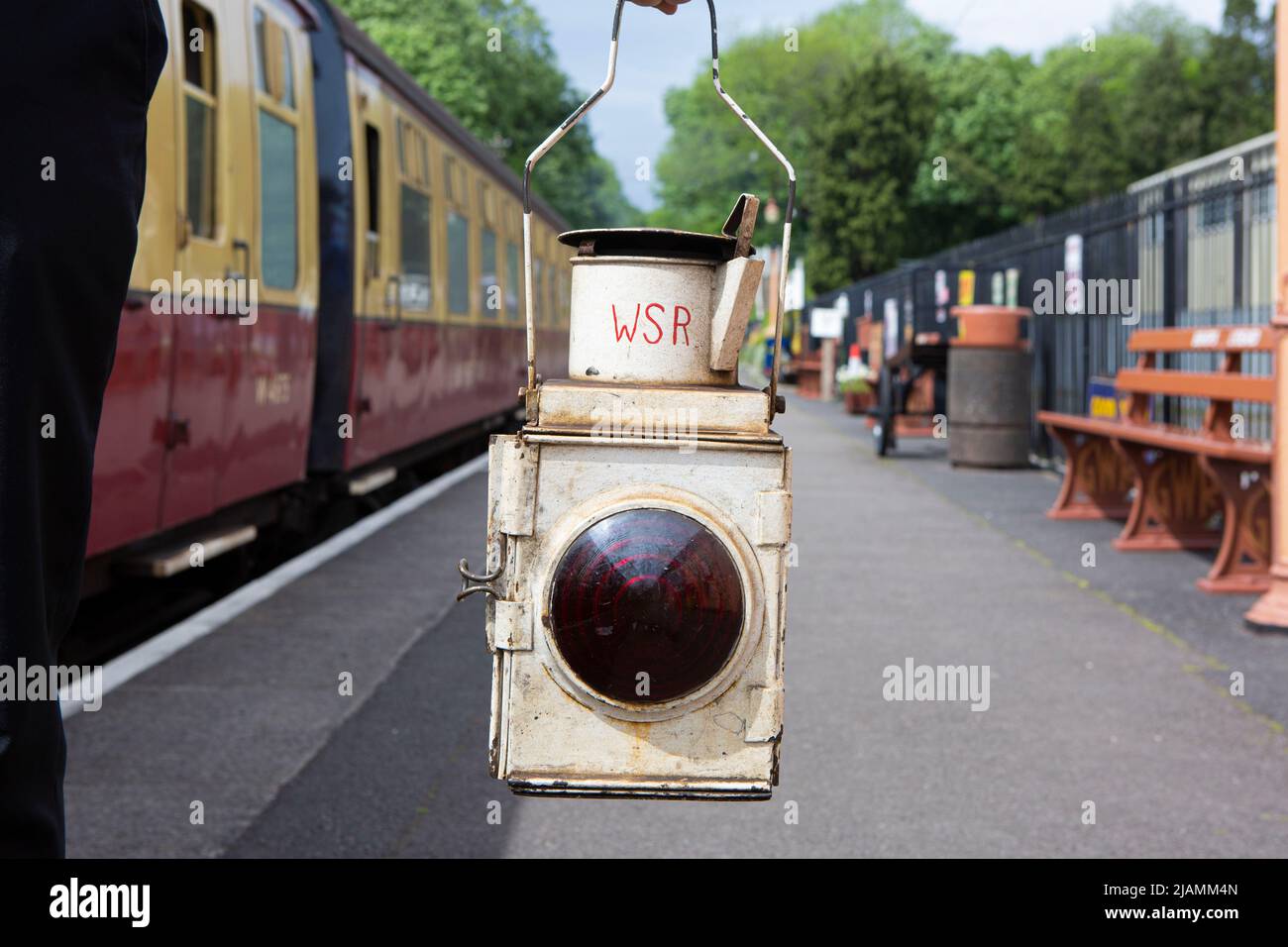 Railway platform lamp hi-res stock photography and images - Alamy