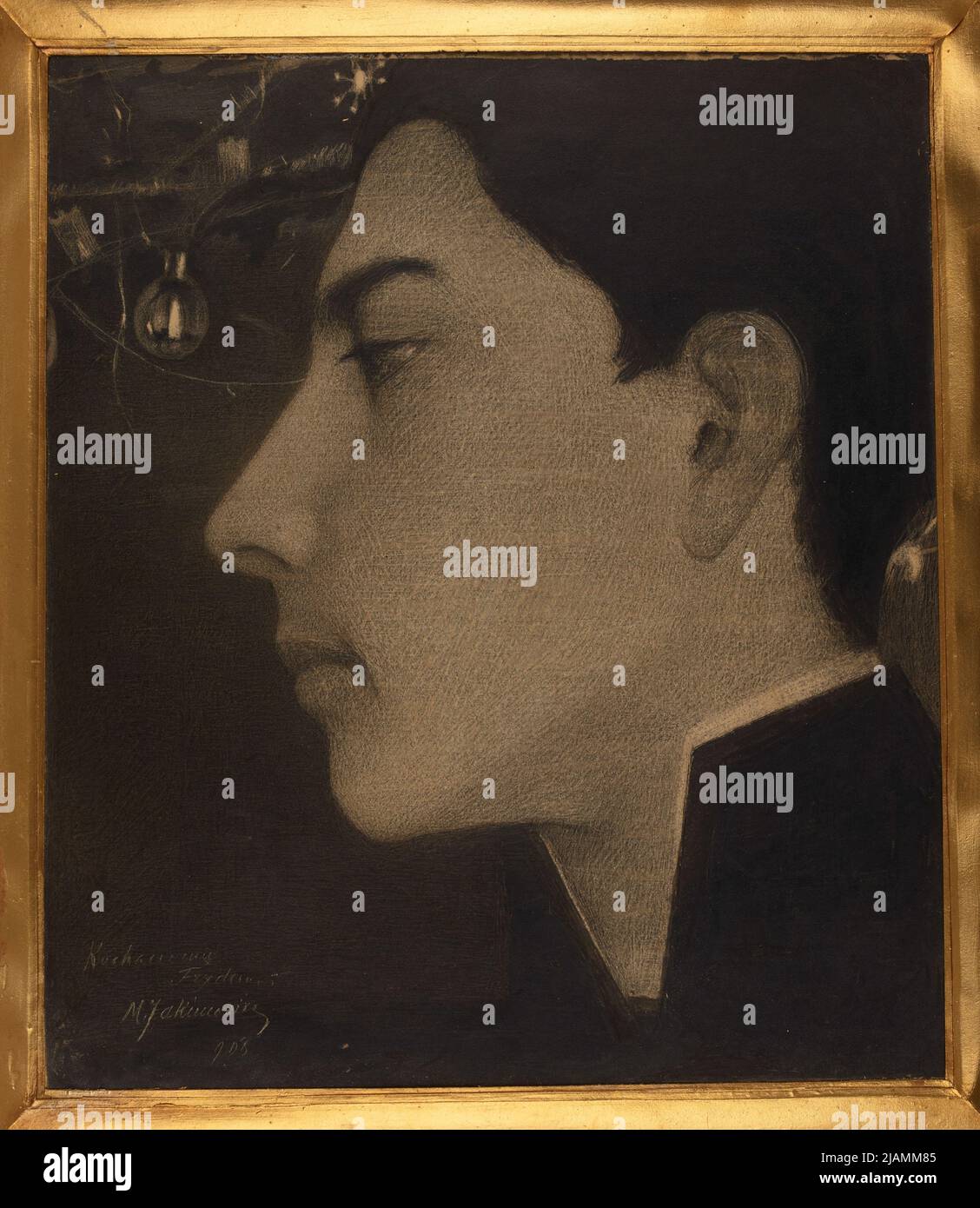 Portrait of Fryderyk Goldschlag Jakimowicz, Mieczys AW (1881 1917 Stock Photo - Alamy