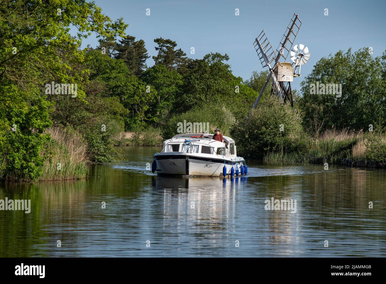 Norfolk Broads Norfolk England May 2022 Yachts and Boats on the River ...