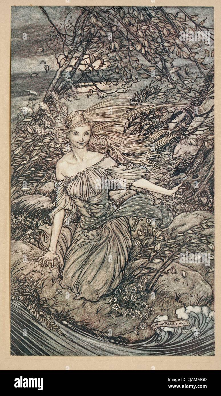 He saw by the moonlight momentarily unveiled, a little island encircled ...