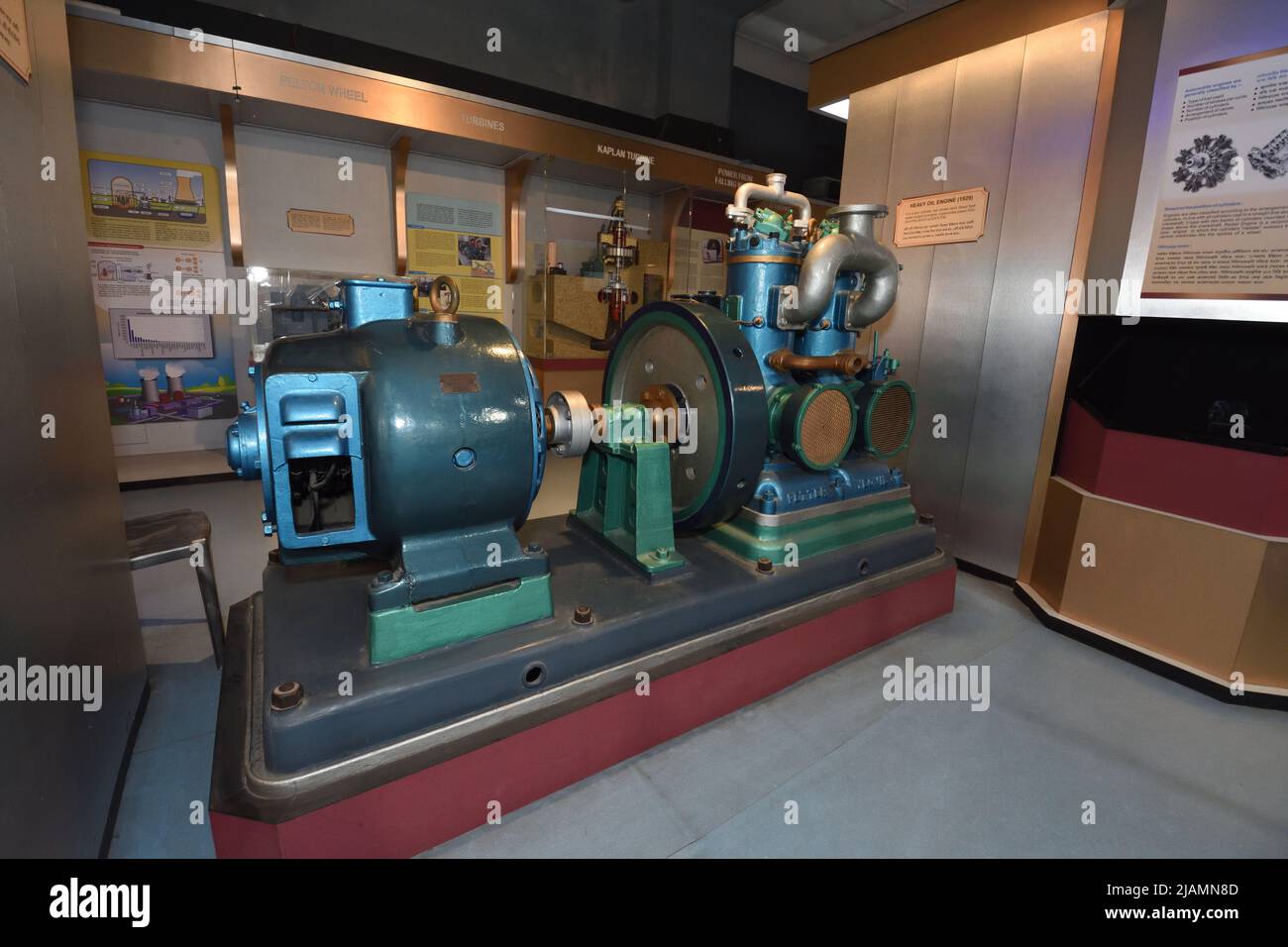 Kolkata, India. 30th May, 2022. Renovated Motive Power gallery of the ...
