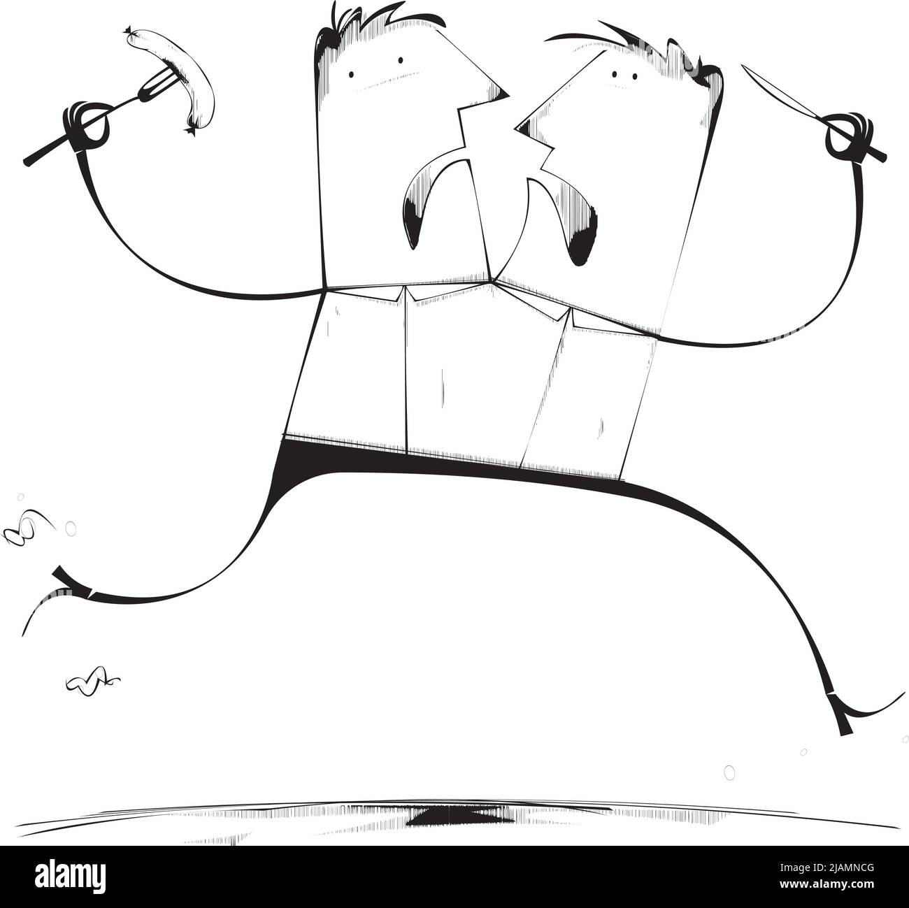 Disagree arguing Stock Vector Images - Alamy