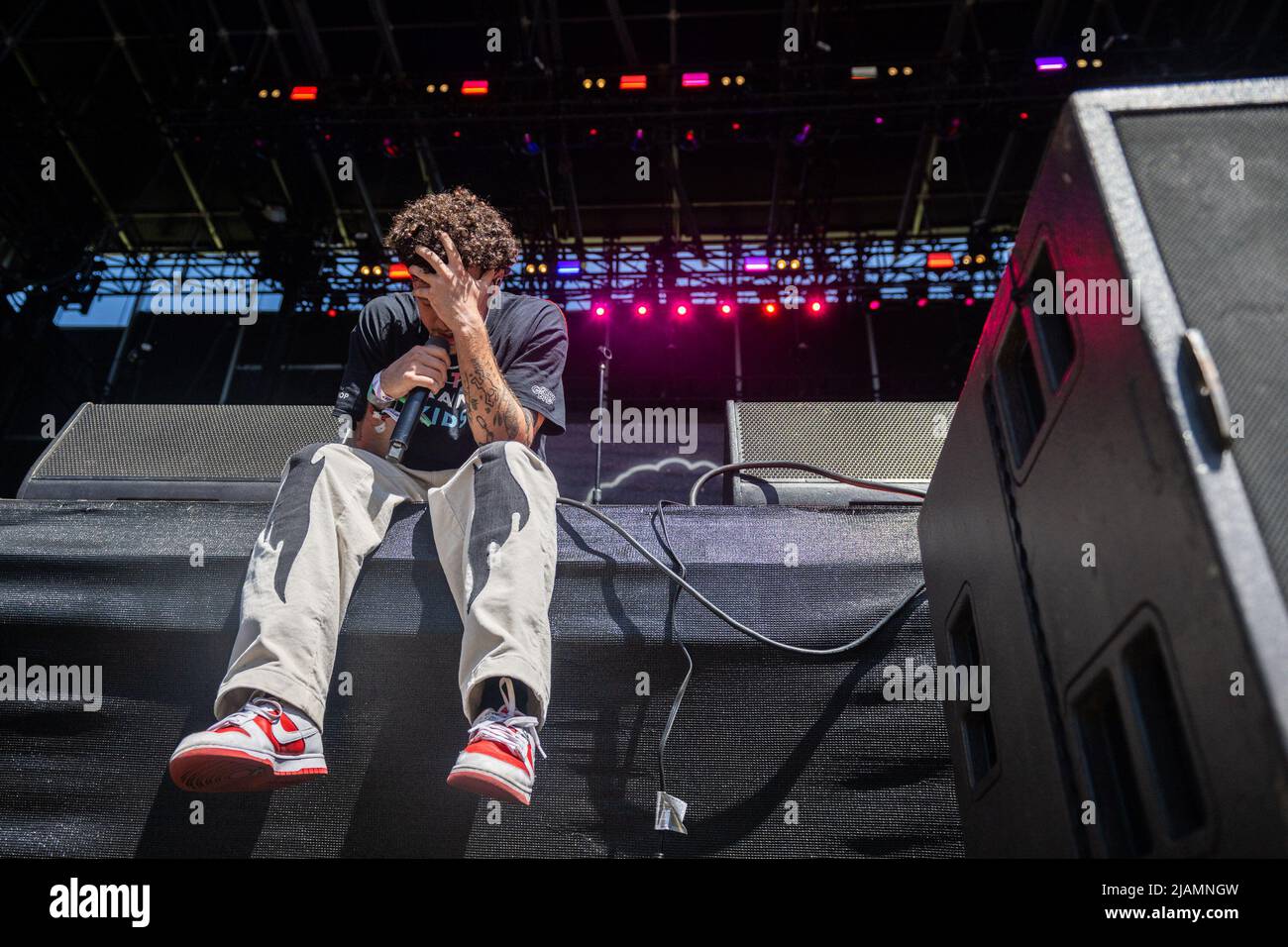 Grandson aka Jordan Edward Benjamin performs during the 2022 BottleRock ...