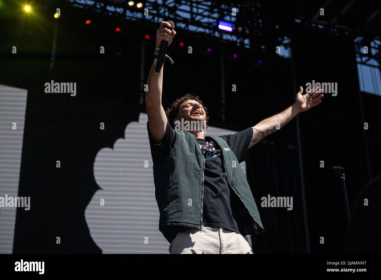 Grandson aka Jordan Edward Benjamin performs during the 2022 BottleRock ...