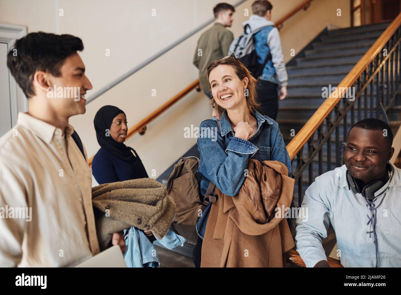 Multiracial group university hi-res stock photography and images - Alamy