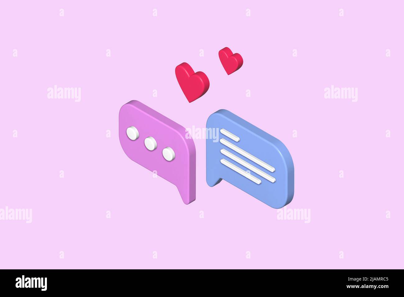 Red chat box hi-res stock photography and images - Alamy