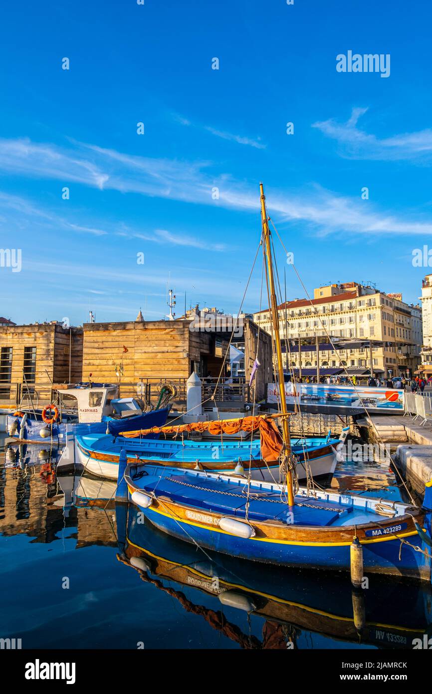 Vieux Port de Marseille Provence France Paca 13 Stock Photo - Alamy