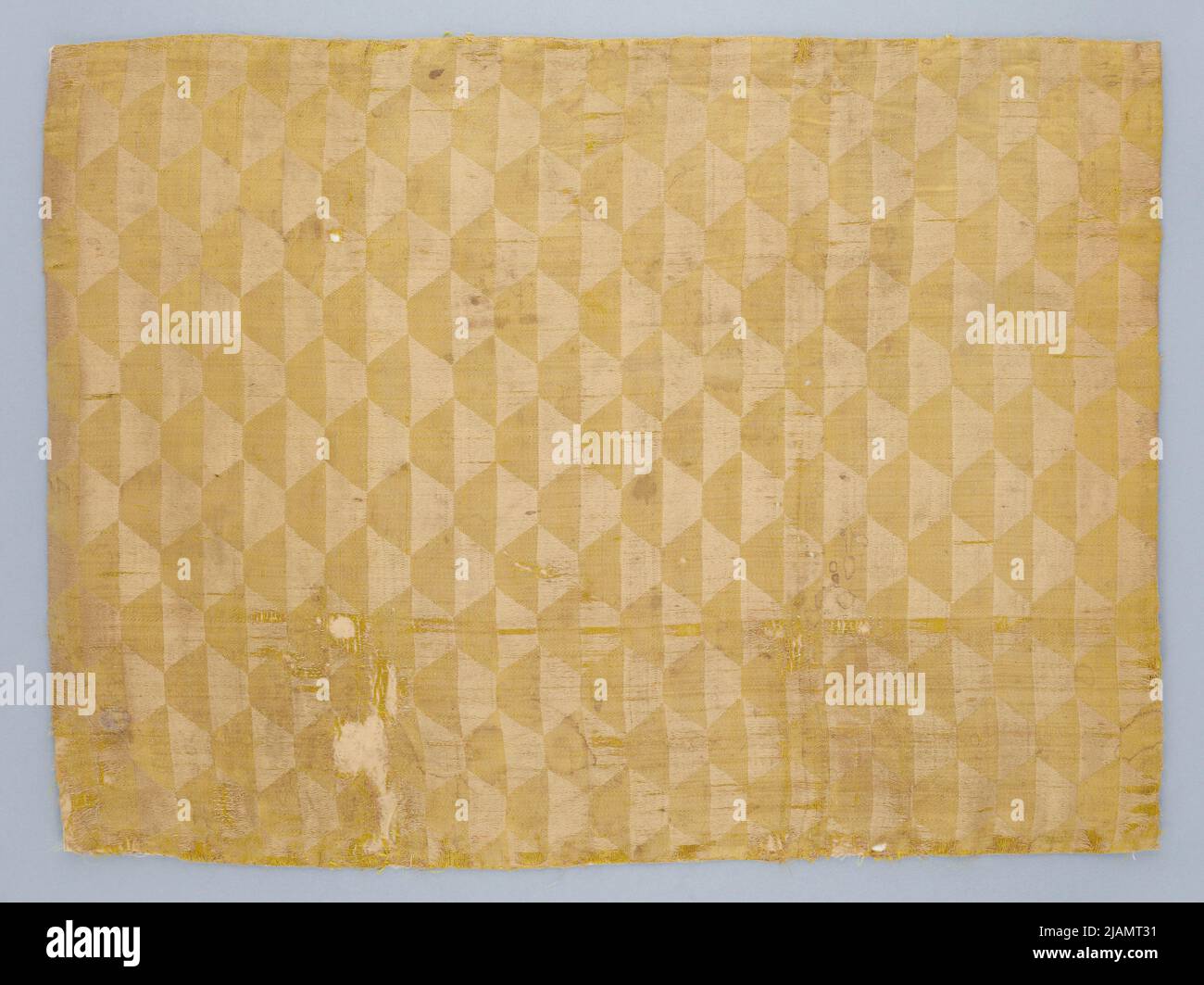 Fragment of Zupan fabric small trapezium pattern unknown Stock Photo ...