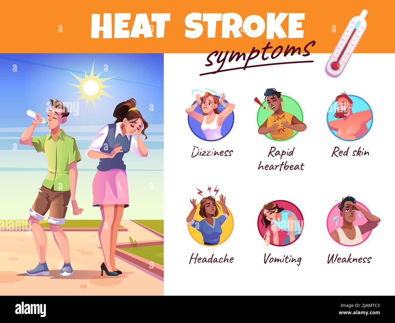 Hot and tired Stock Vector Images - Alamy