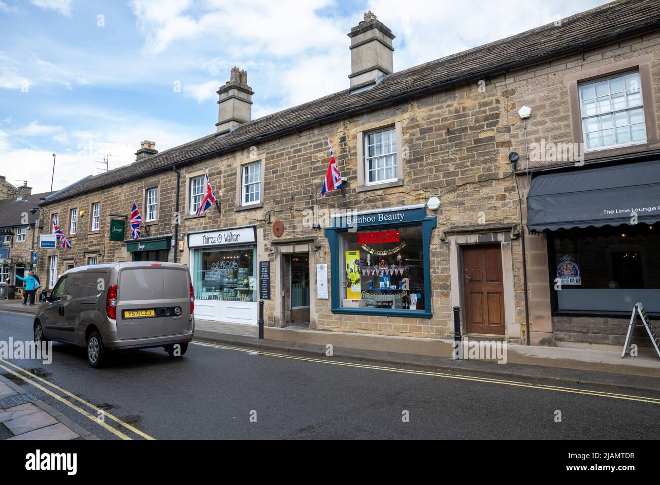 Bakewell,Derbyshire,UK,31st May 2022,The high street was busy this ...