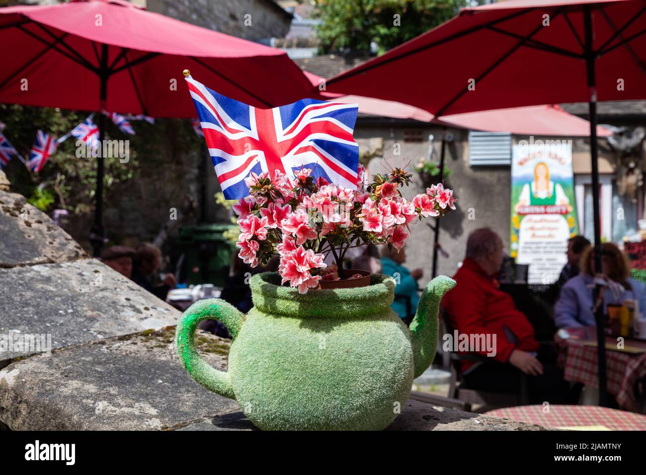 Bakewell,Derbyshire,UK,31st May 2022,The high street was busy this ...
