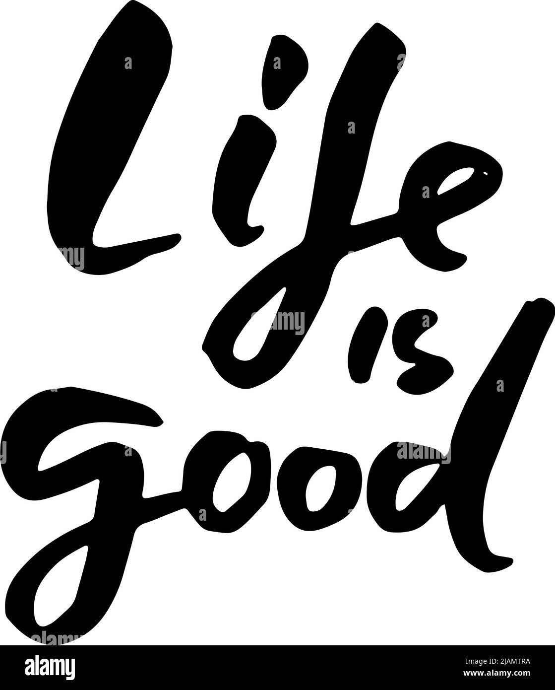 Hand drawn vector lettering. Motivating modern calligraphy. Inspiring ...