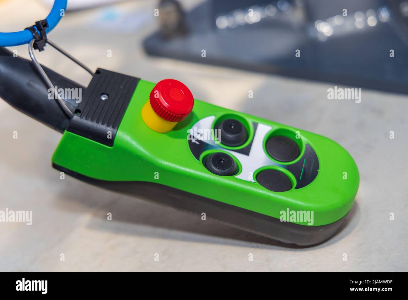 Big red emergency stop button hi-res stock photography and images - Alamy