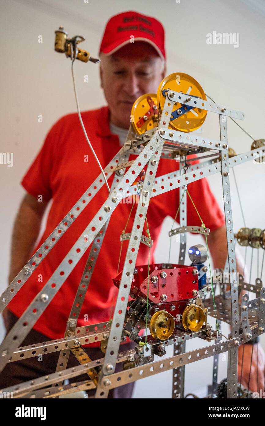 London, UK. 31st May, 2022. Matt Goodman of the West London Meccano ...