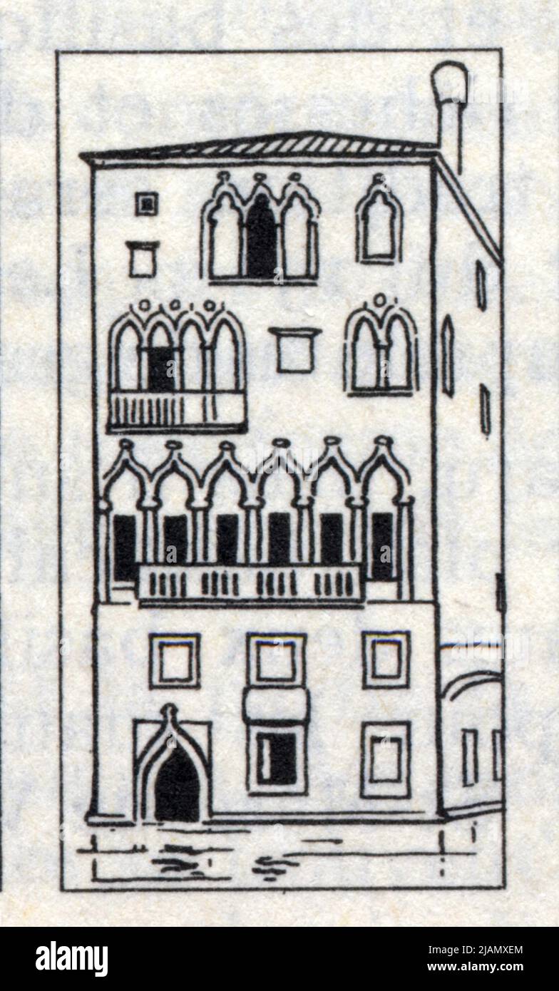 Style gothique. Italie Stock Photo - Alamy
