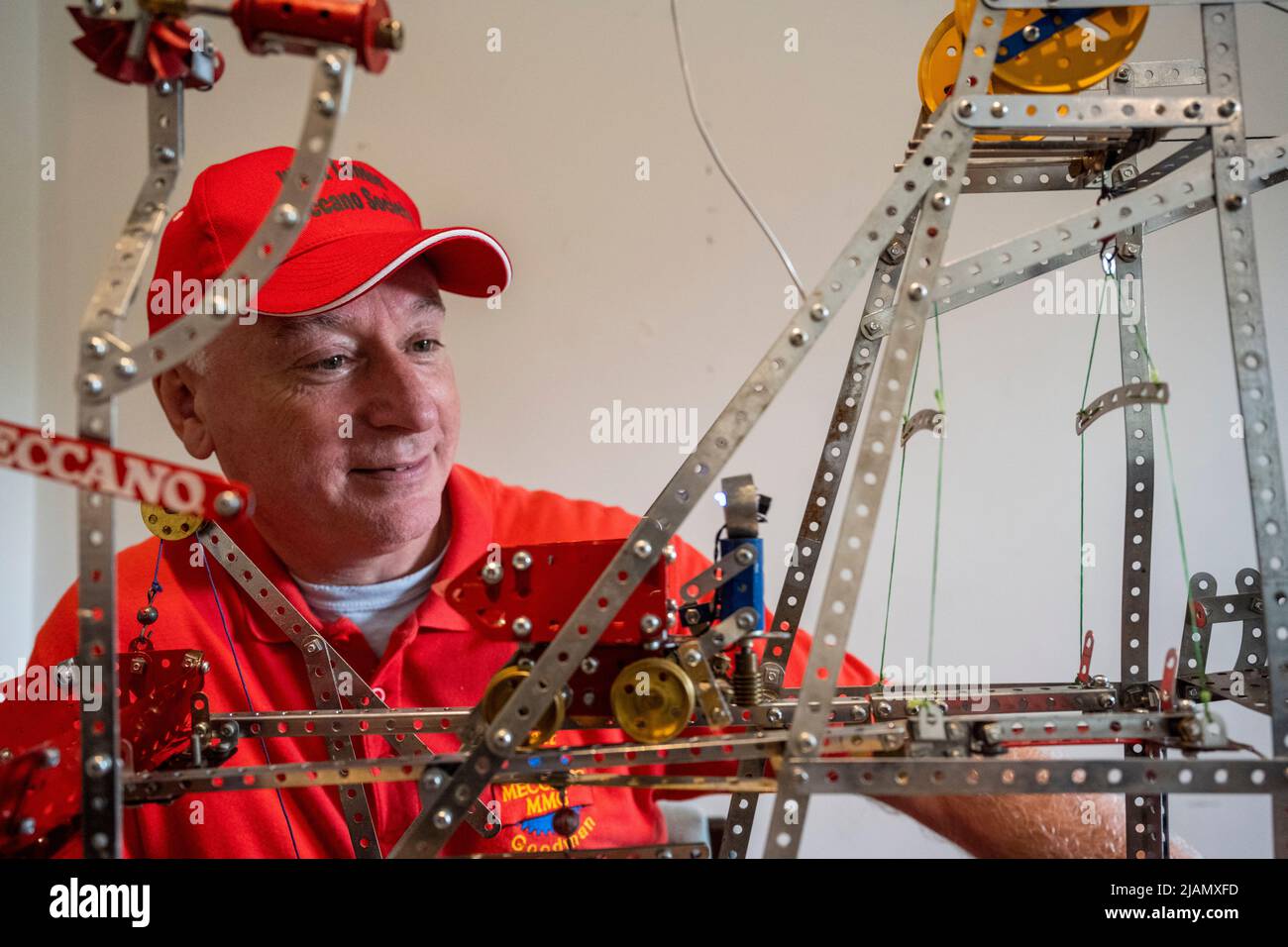 London, UK. 31st May, 2022. Matt Goodman of the West London Meccano ...