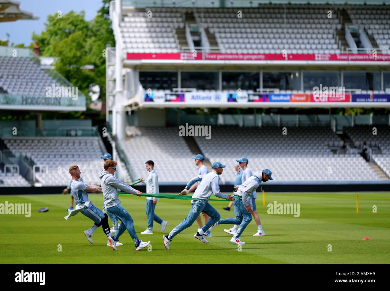 England warm up during a nets session at lords cricket ground hi-res ...