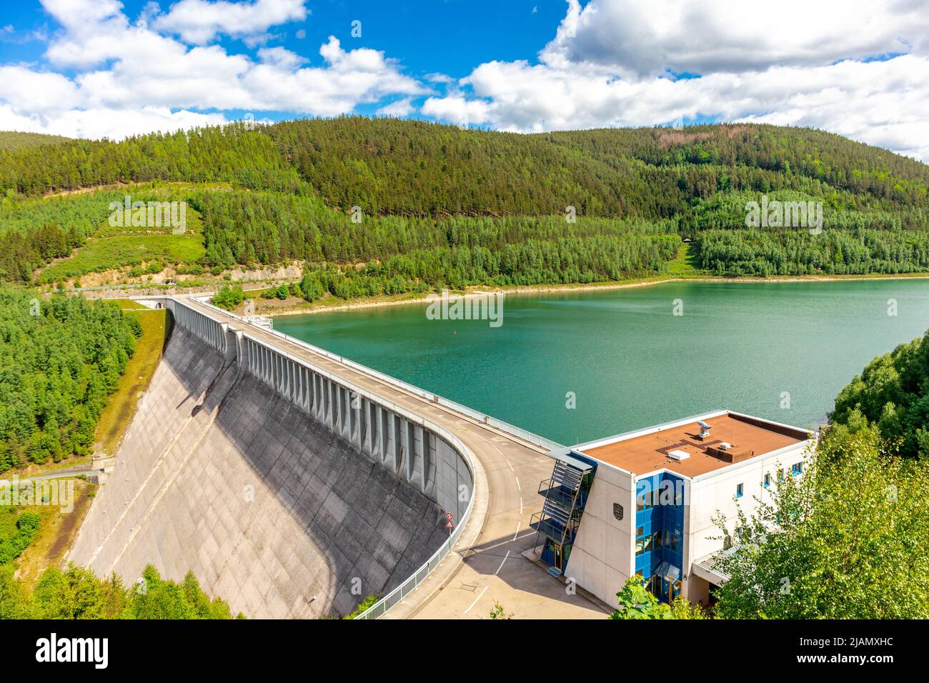 Hike around the Leibis-Lichte dam near Oberweißbach - Thuringia ...
