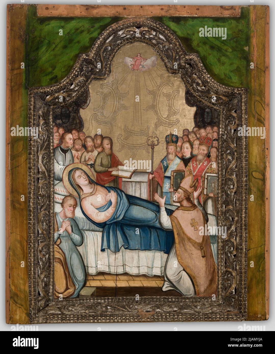 Dormition of the Mother of God (icon) unknown Stock Photo - Alamy