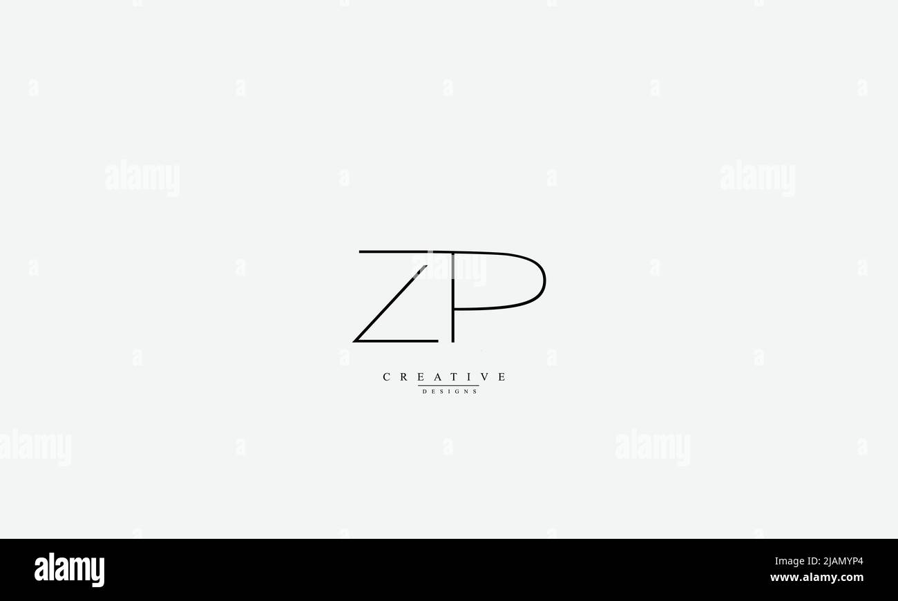 Alphabet letters Initials Monogram logo ZP PZ Z P Stock Vector Image ...
