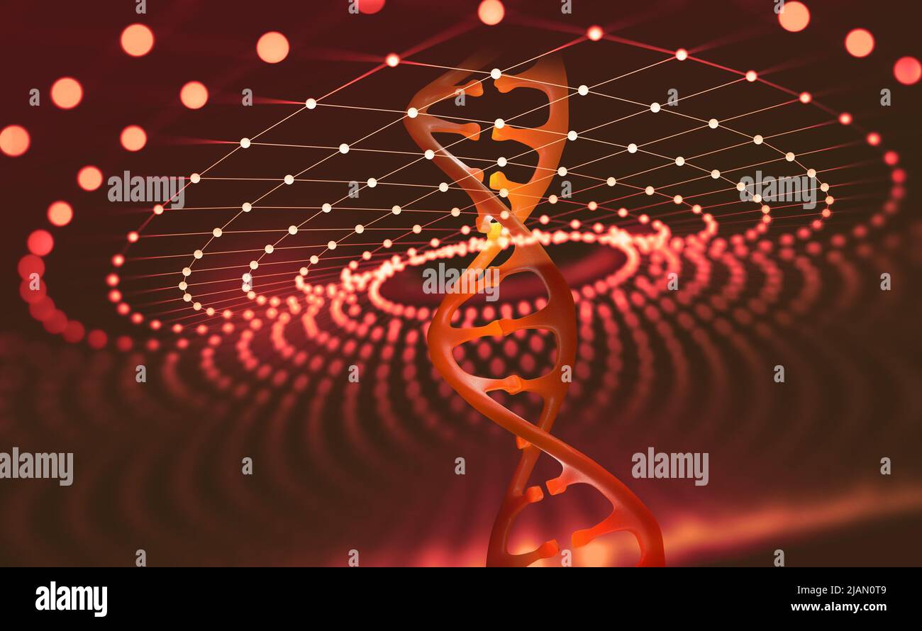 DNA helix. Innovative technologies in the study of the human genome ...