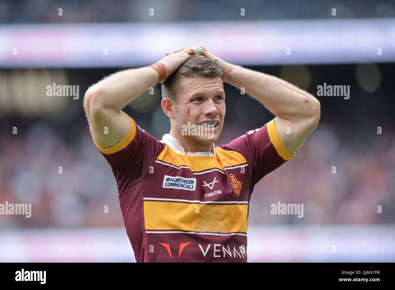 London, England - 28th May 2022 - Jack Cogger (16) of Huddersfield ...