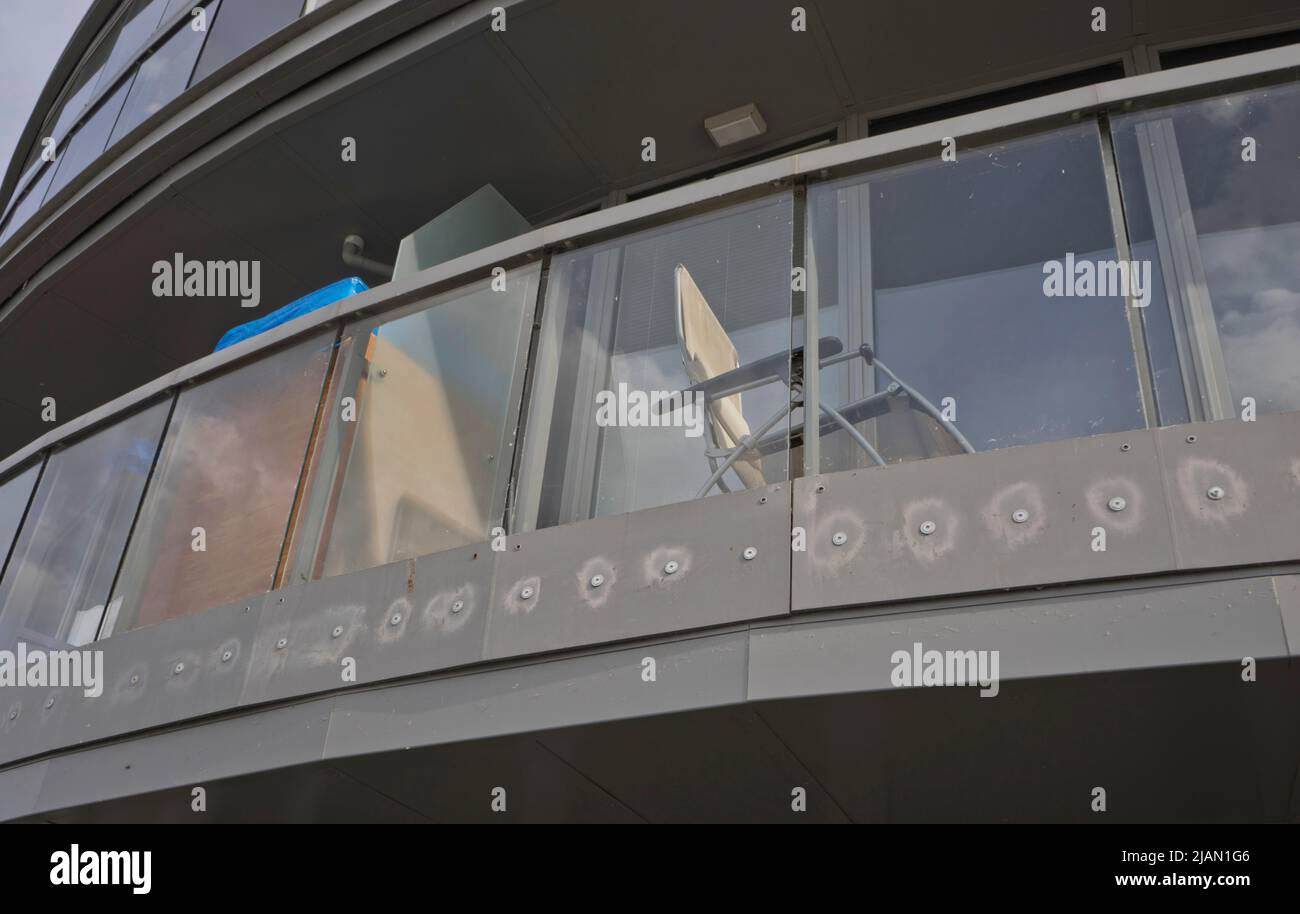 Luxury housing complex New Capital Quay, with faulty, fire,prone ...