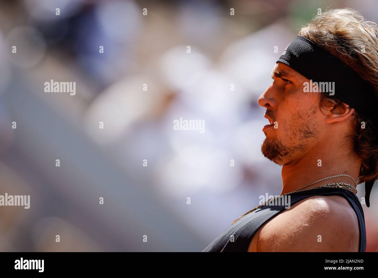 Alexander ZVEREV of Germany during the Day ten of Roland-Garros 2022, French Open 2022, Grand ...