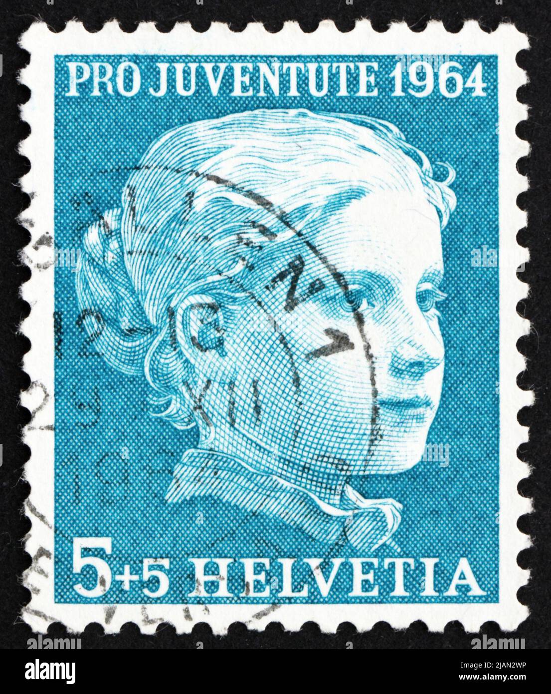 SWITZERLAND - CIRCA 1964: a stamp printed in the Switzerland shows ...