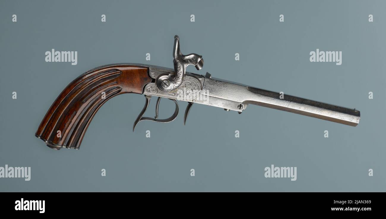 Disc pistol, so called Salon with a Capida Castle unknown scrux Stock ...