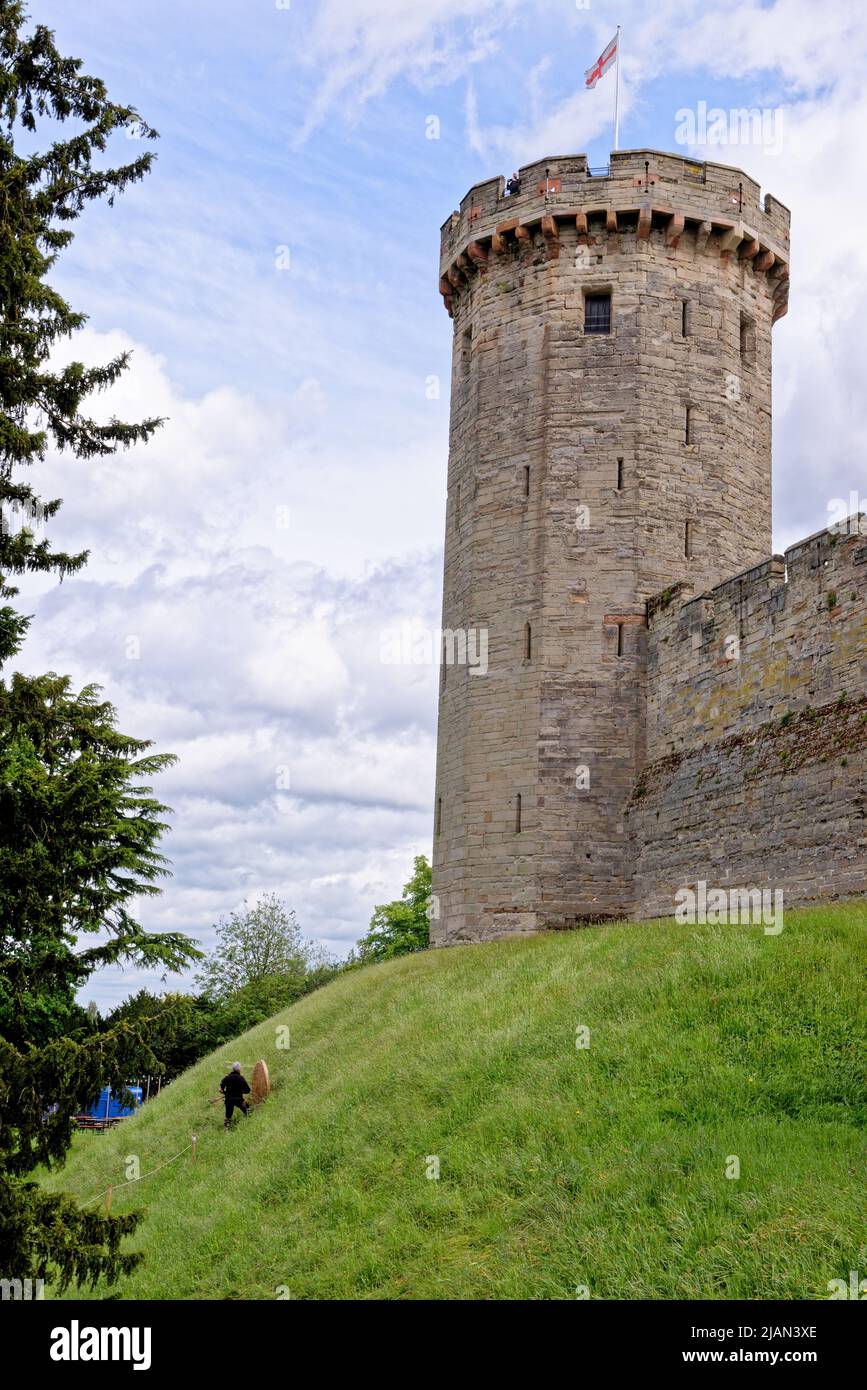 Warwick Castle - medieval castle in Warwick, Warwickshire - England ...