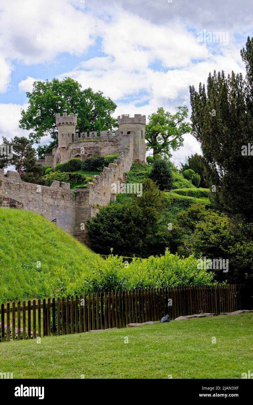 Warwick Castle - medieval castle in Warwick, Warwickshire - England ...