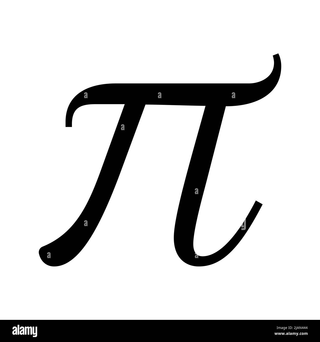 Pi symbol. Design for web and mobile app. Vector illustration isolated ...