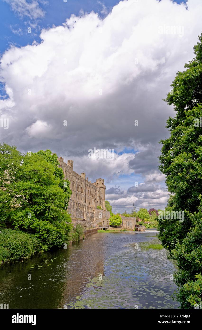 Warwick Castle - medieval castle in Warwick, Warwickshire - England ...