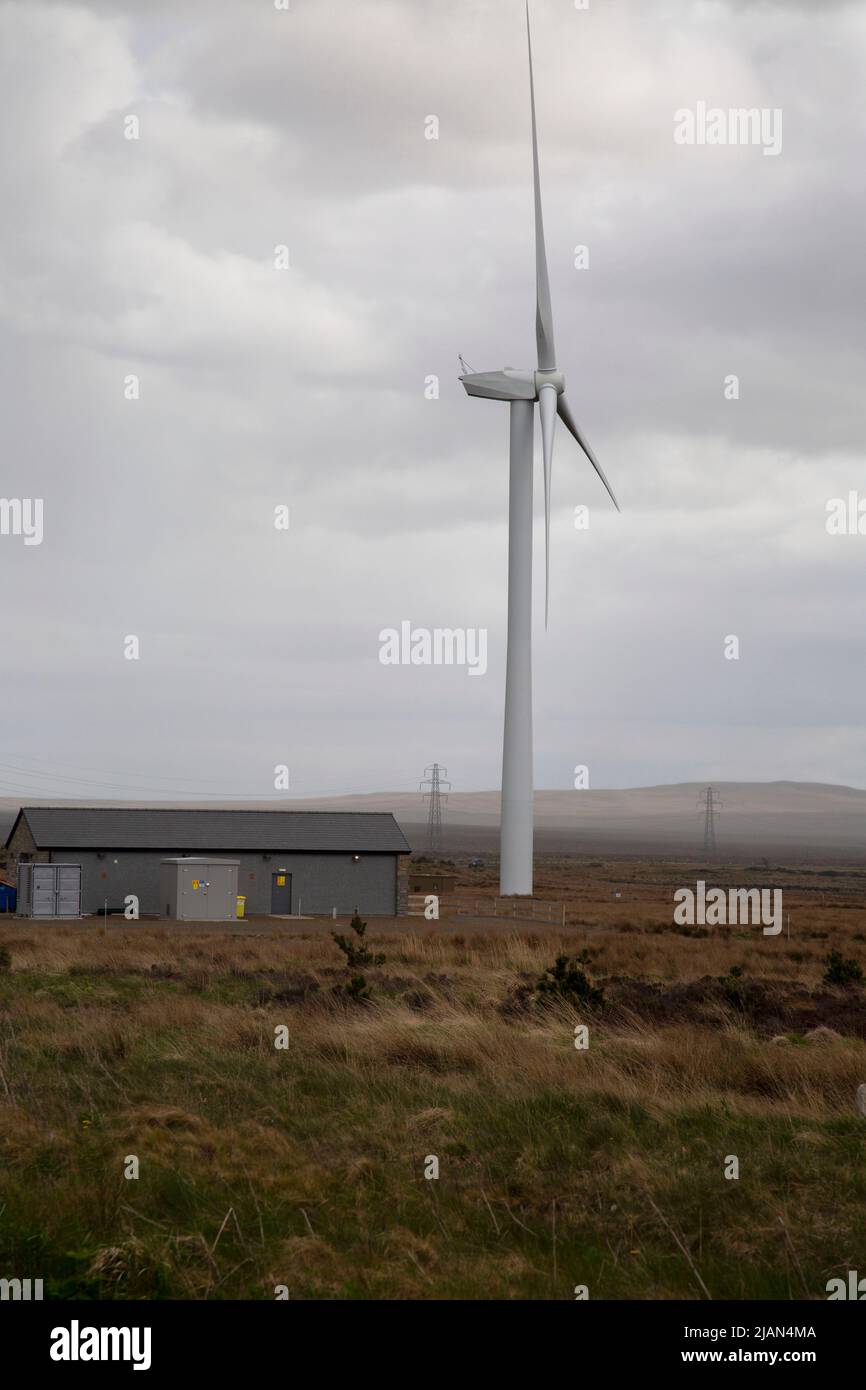Causeymire Wind Farm, A9, Achkeeper, Scotland Stock Photo - Alamy