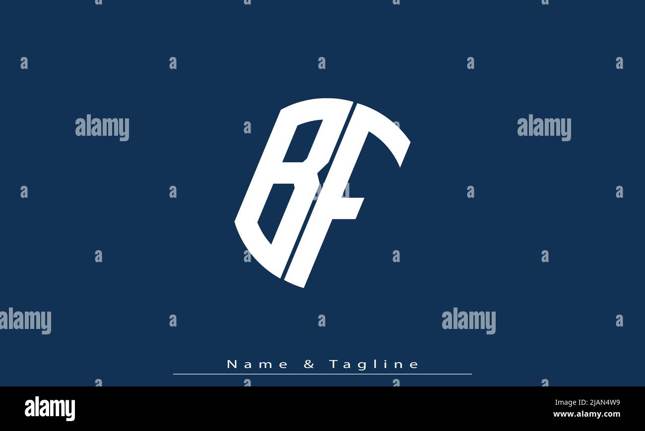Alphabet letters Initials Monogram logo BF, FB Stock Vector Image & Art ...