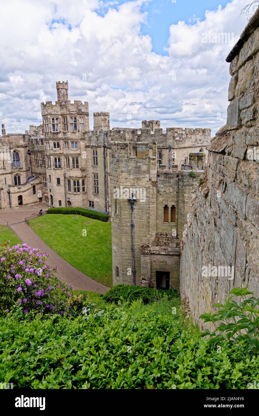 Warwick Castle - medieval castle in Warwick, Warwickshire - England ...