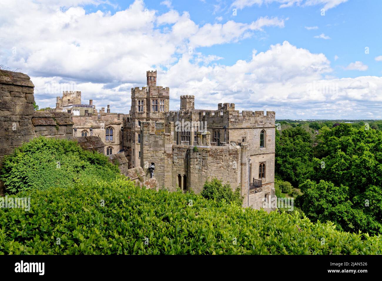 Warwick Castle - medieval castle in Warwick, Warwickshire - England ...